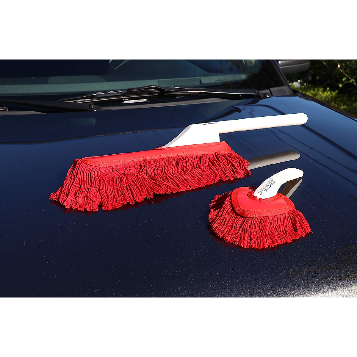 The Original California Car Duster Detailing Kit with Plastic Handle, Model Number: 62445 , Red