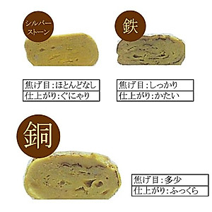 Asahi Cne117 Egg Pan Tamagoyaki Professinal Model, Wooden Lid 18cm Copper