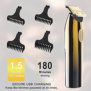 Hatteker Shaver Bald Head Shaver Electric Shaver Razor for Men with Precision Trimmer Barber Shaver Trimmer Triple Blades Waterproof Cordless, 1 Count