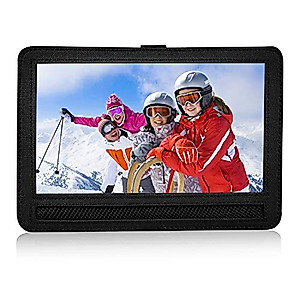 Car Headrest Mount Holder Strap Case for Swivel & Flip Style Portable DVD Player --Suitable for 10 Inch to 10.5 Inch Screen