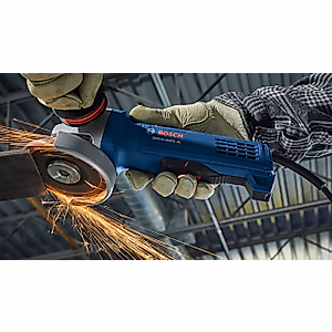 Bosch GWS10-450PD 4-1/2 In. Ergonomic Angle Grinder with No Lock-On Paddle Switch