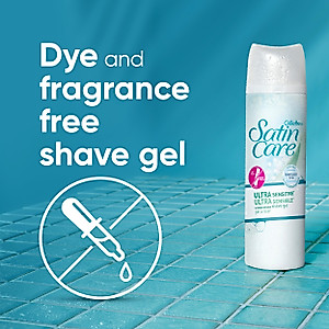 Satin Care Ultra Sensitive Women's Shave Gel 7 Oz