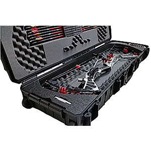 Case Club Waterproof Parallel Limb Compound Bow Pre-Cut Case with Silica Gel to Help Prevent Rust