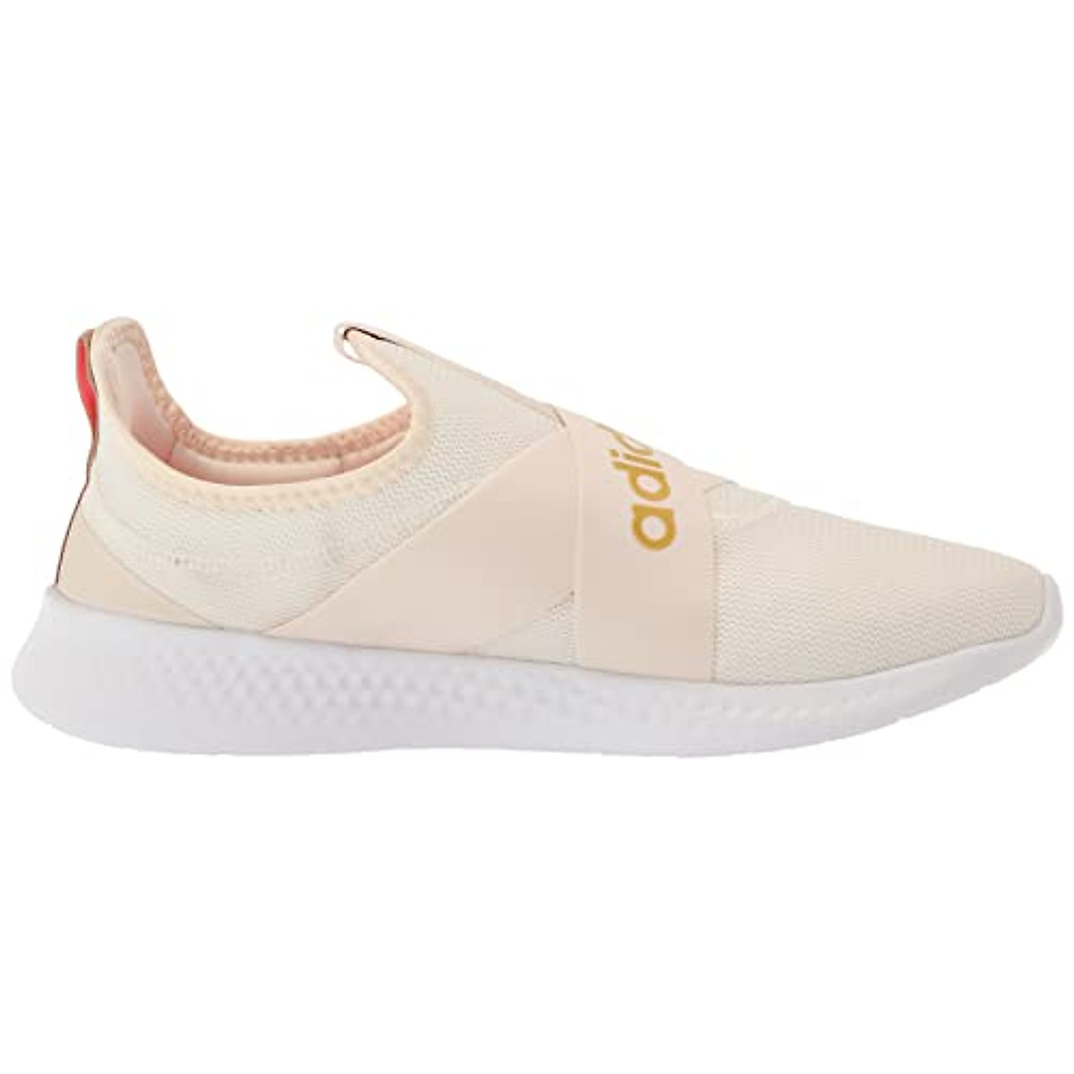 adidas Women's Puremotion Adapt Running Shoe, Off White/Off White/Golden Beige, 8.5