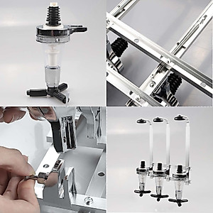 Wall Mounted Liquor Dispenser Bar Butler Drinking Pourer Wine Dispenser Machine Wall-Mounted Cocktail Tap Homebrew bar 3 Bottle by MUGLIO （30ml）