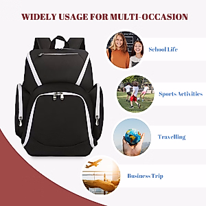 COTVERSE Basketball Bag for Boys, Custom Basketball Backpack Soccer Bag for School Boys, Personalized Name Number Bags