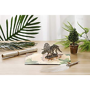 Liif Dinosaur 3D Greeting Pop Up Birthday Card, Happy Birthday Card for Kids, Boy, Son, all occasions, Birthday, Thank you, Thinking Of You, Congratulations