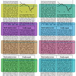 TIESOME 8Packs Dyslexia Overlay Ruler, Dyslexia Coloured Overlays for Reading Aids Colored Overlay for Dyslexia Aids for Children Helps with Reduce Visual Stress Reading Assistant