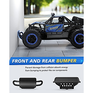 NBPOWER RC Cars for Boys Age 8-12, 1:14 Scale Remote Control Monster Truck, 2WD High Speed 20 Km/h Hobby rc Cars, 2.4GHz All Terrain Toy Trucks with 2 Rechargeable Battery, Outdoor Toy for Boys