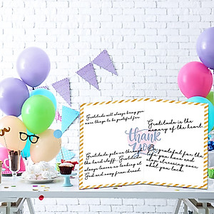 3 PCS Giant Thank You Greeting Cards Big 14 x 22 Inch Size Large Gratitude Giant Cards with Envelopes Thanks for Birthday Party Baby Shower Wedding Jumbo Gifts for Boys Girls