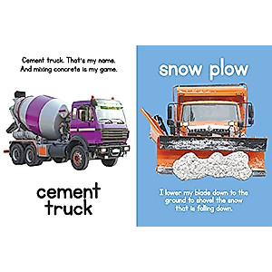 Trucks - Touch and Feel Board Book - Sensory Board Book