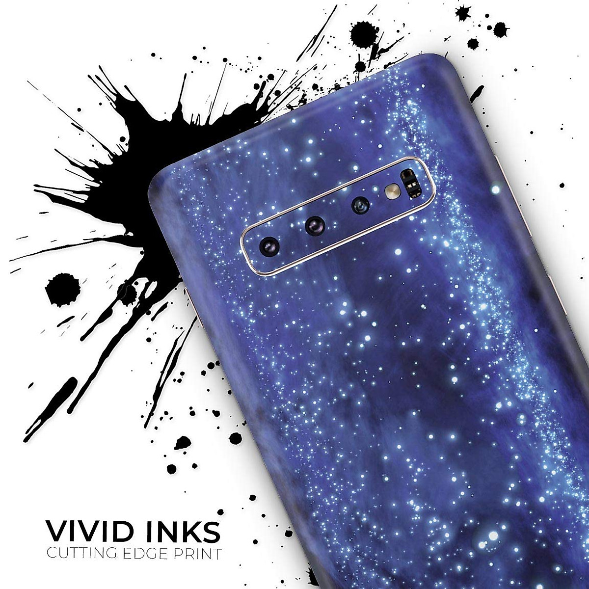 DesignSkinz Glowing Purple V2 Orbs of Light Protective Vinyl Decal Wrap Skin Cover Compatible with The Samsung Galaxy S20 (Screen Trim & Back Glass Skin)