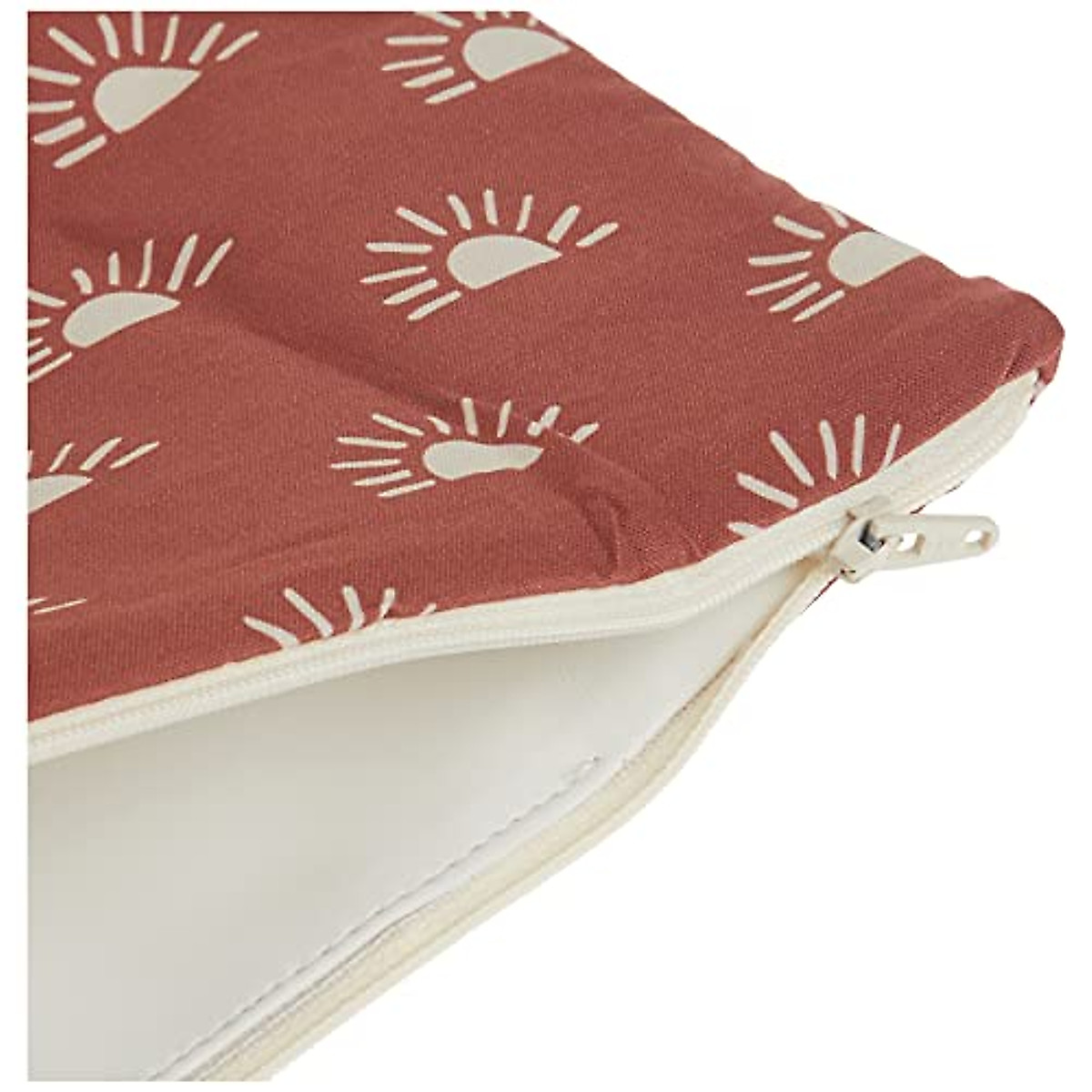 Itzy Ritzy Sealed Wet Bag with Handle – Wet Bag for Travel, Swimsuits, Cloth Diapers, Gym Clothes & Toiletries - Washable & Reusable w/Water Resistant Lining - Measures 11” x 14” (Terracotta Sunrise)