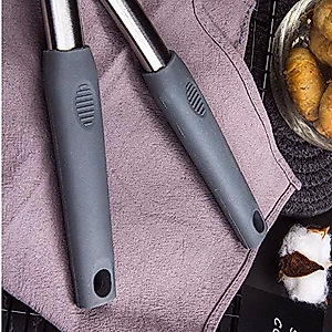 Kitchen Utensil Set,Silicone Cooking Utensils, Kitchen Utensils Set with Stainless Steel Handle,Silicone Spatula Set Utensil Set, Cooking Utensil Set,Kitchen Tools Gadgets for Nonstick Cookware