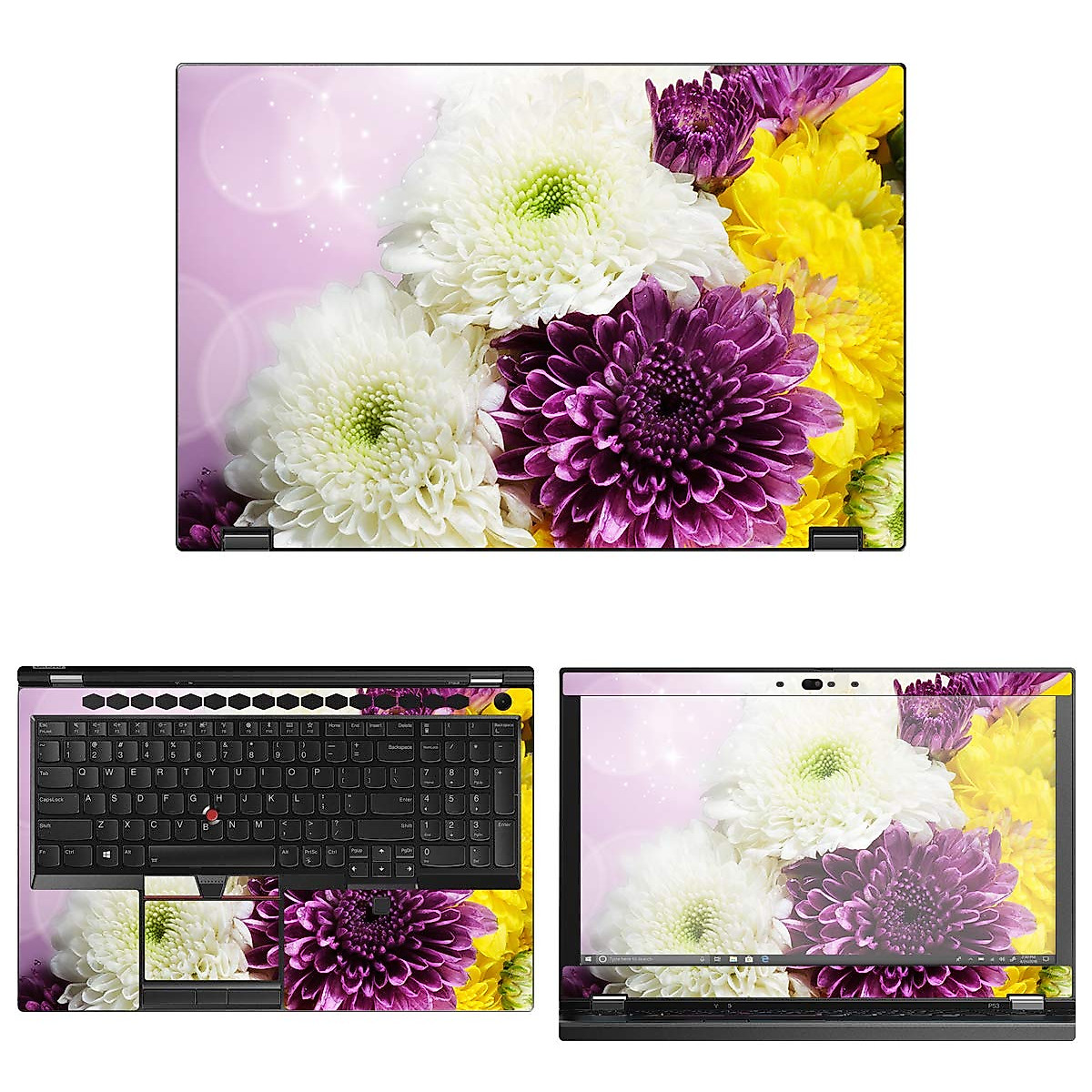 Decalrus - Protective Decal Patriotic Skin Sticker for Lenovo ThinkPad P53 (15.6" Screen) case Cover wrap LEthnkpd15_P53-173