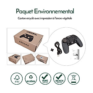 SHAKS S3b Mobile Game Controller for Android, Windows, MacOS, iOS, X-Cloud, Stadia, Geforce - Bluetooth Wireless Gamepad, Powered by Qualcomm