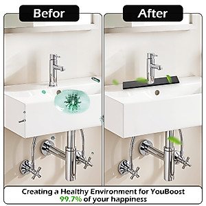 10 Inch Sink Hole Cover Deck Plates Matte Black Faucet Plate Stainless Steel Bathroom Faucet Escutcheon Plates Long Rectangle Cover Deck Plate Escutcheon for Kitchen Bathroom Sink