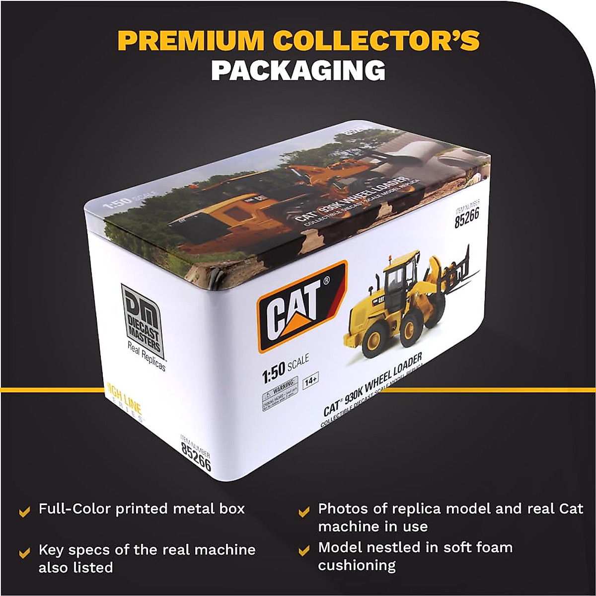 1:50 Caterpillar 930K Wheel Loader – High Line Series by Diecast Maters - 85266