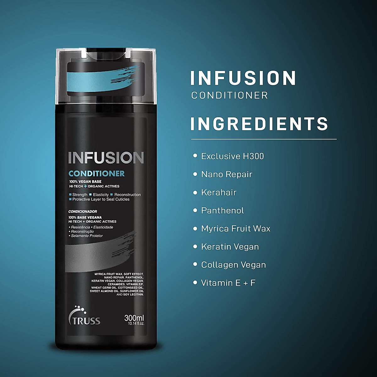 TRUSS Infusion Shampoo and Conditioner Set Bundle