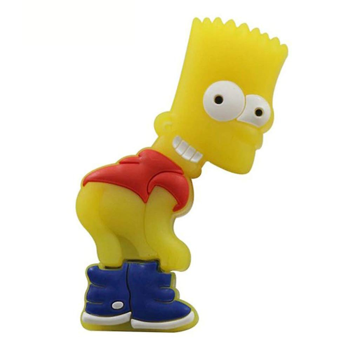 2.0 Bart Simpson Butt Mooning Cartoon 32GB USB External Hard Drive Flash Thumb Drive Storage Device Cute Novelty Memory Stick U Disk Cartoon