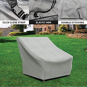 Patio Large Outdoor Chair Cover - Outdoor Patio Chair Washable - Heavy Duty Furniture 41x36x34 Inch Combo Cover