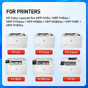 Panda 204x CF510X Toner cartridge for hp 204x 204a cf510x cf511x cf512x cf513x toner cartridge use on hp laserjet Pro MFP M180nw M180n M181 M181fw M154a M154nw Printer Laser toner