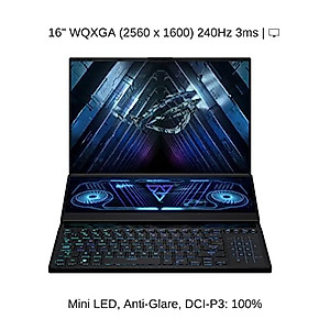 HIDevolution [2023] ASUS ROG Zephyrus Duo 16 GX650PY 16" WQXGA 240Hz, 2.5 GHz Ryzen 9 7945HX, RTX 4090, 64 GB DDR5 RAM, 16 TB PCIe SSD, Windows 11 Pro