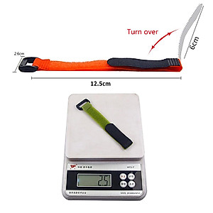 9 Pcs Bike Rack Straps Adjustable Bike Wheel Stabilizer Straps, Reusable Strap Stonger Grip with Gel for Bicycle Wheel Buckle, Wire Binding Tape (3 Colors, 1 x 23.6 Inches)