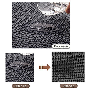 Lifeunion Guinea Pig Cage Liners, 3 Pcs Absorbent Reusable Guinea Pig Pee Pads, Non Slip Washable Guinea Pig Bedding Blanket Mat for Small Animal, Rabbit, Hamster, Bunny, Chinchilla (3pcs-grey)