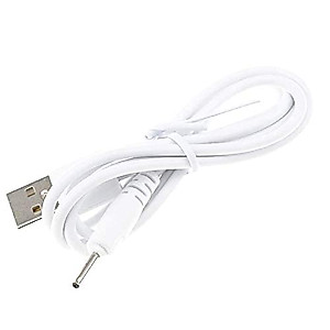 TenCloud DC 2.0mm Jack Charger Port 100CM USB Charge Replacement Power Cable Compatible with Beats Solo HD505 Headphones NOT for Dr. Dre Powerbeats3 (White)