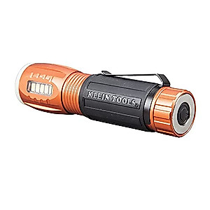 Klein Tools 56028 LED Flashlight and Work Light, Durable, Waterproof, Compact, Hands-free Magnetic End, Runs to 12 Hours, for Work and Outdoor