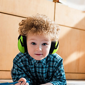 Yunsailing 4 Pack Kids Noise Reduction Headphones Ear Protection Headphones Ear Muffs for Noise Reduction 26 dB Adjustable (Blue,Green)