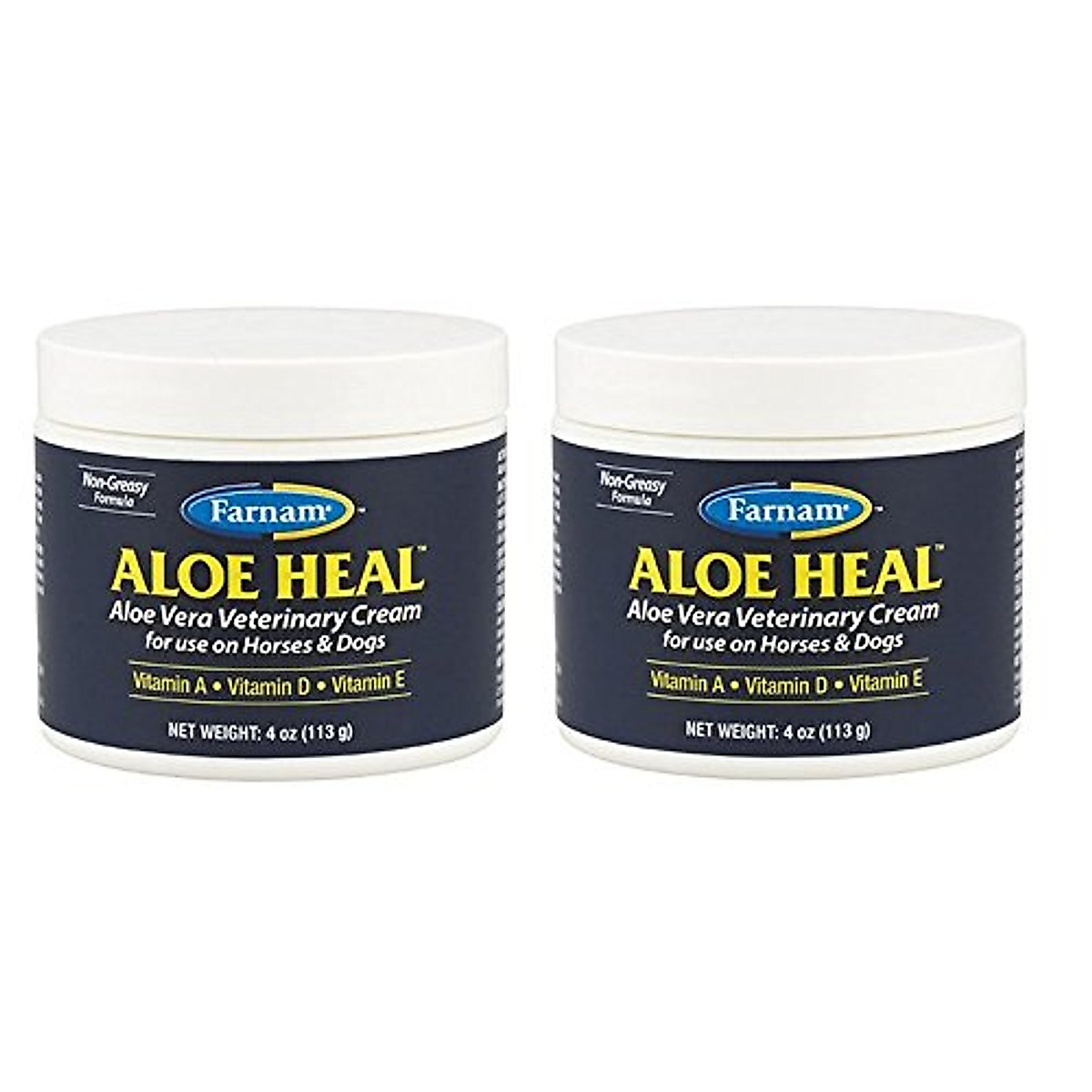 (2 Pack) Farnam Aloe Heal Veterinary Cream with Aloe