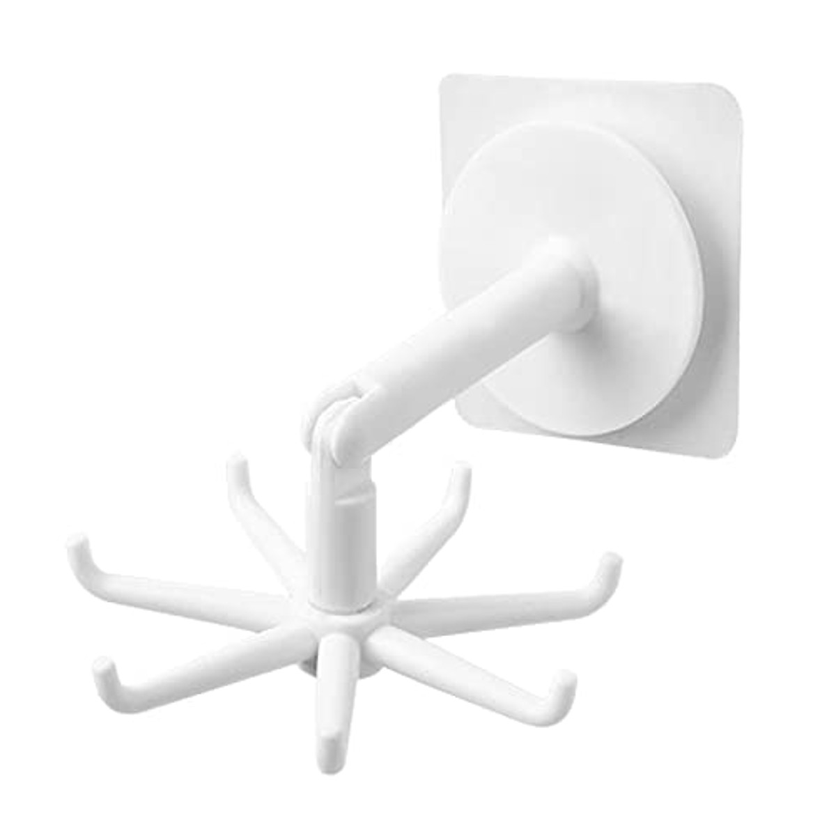 Colcolo 7 Claw Storage 60 Degree Rotation Hangers for Living Room, Office Umbrella Cabinet, White