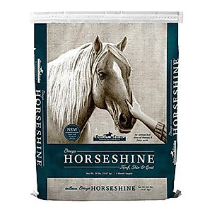 Omega Horseshine The Omega 3 Supplement, Helps Maintain a Shiny Healthy Coat, 20 lb, Brown