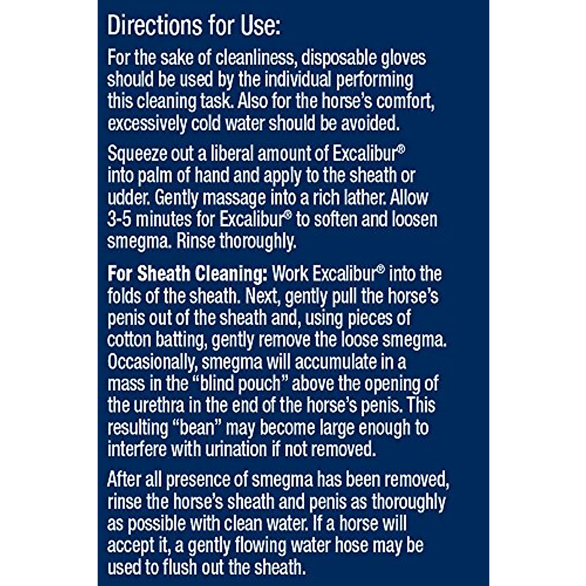 Farnam Excalibur Sheath Cleaner 16 OUNCE