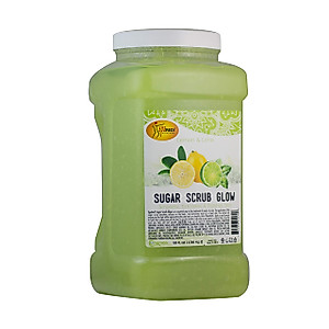 SPA REDI - Sugar Body Scrub, Lemon and Lime, 128 Oz, Exfoliating, Moisturizing, Hydrating and Nourishing, Glow, Polish, Smooth and Fresh Skin - Body Exfoliator
