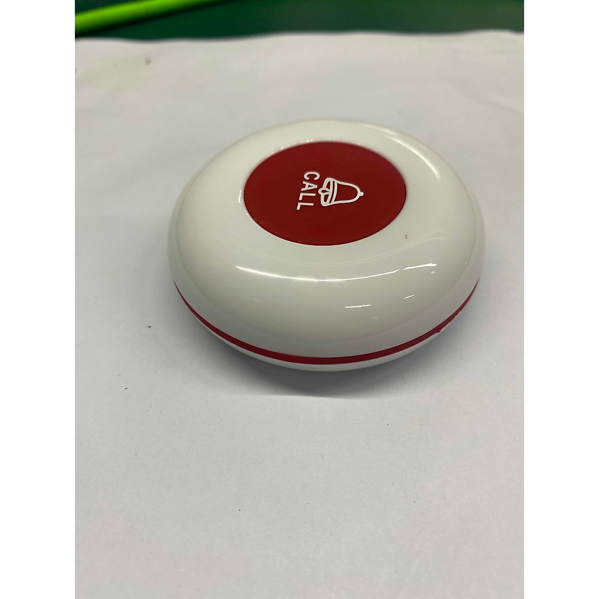 CallToU Wireless Call Buttons for Caregiver Pager and Restaurant Calling Pager Waterproof 500+ Feet Operating Range for Elderly/Patient/Disable（Need to Be Paired with Receiver to Work）
