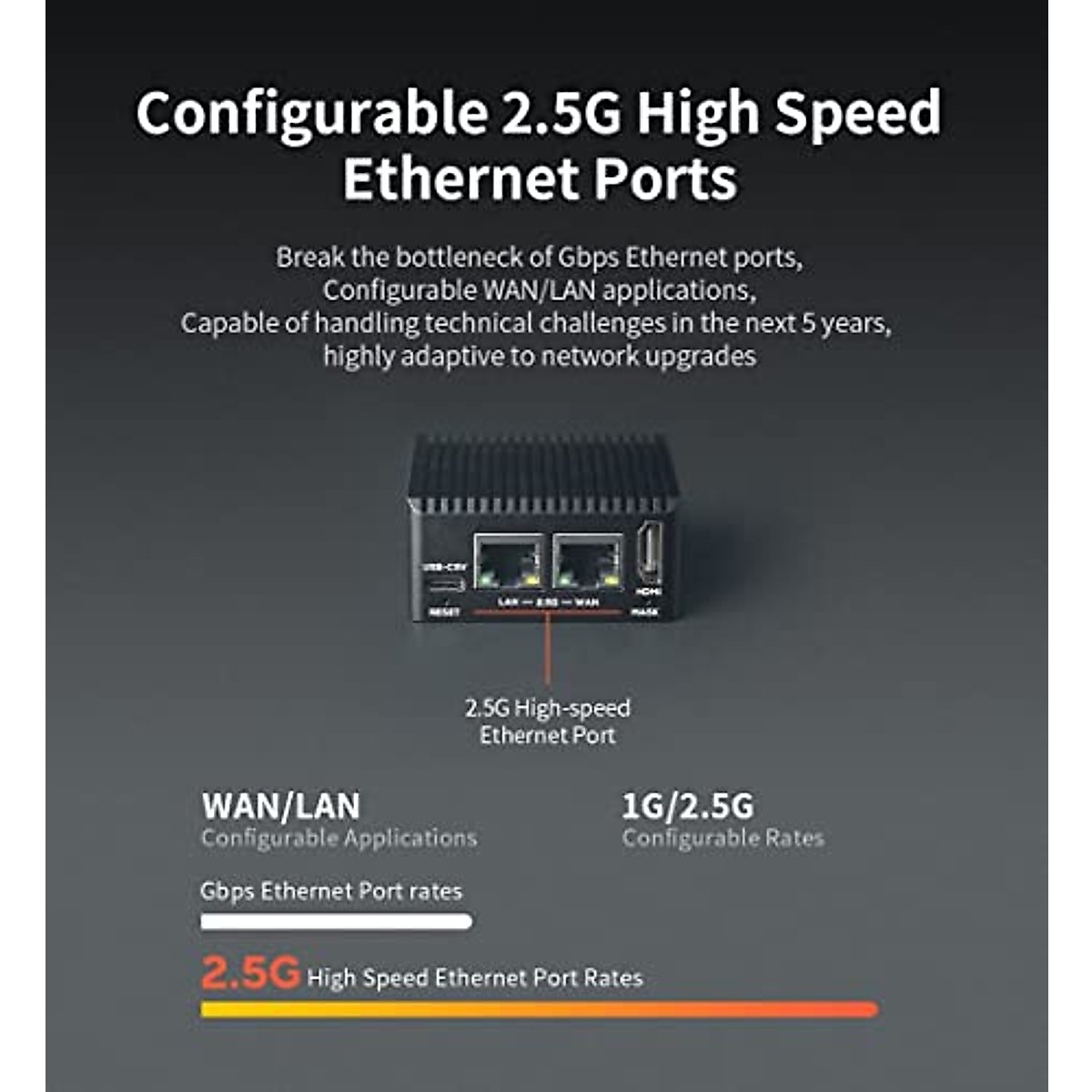 Nanopi R5C Mini WiFi Router OpenWRT with Dual PCIe 2.5Gbps Ethernet Ports 1GB LPDDR4X RAM Based in Rockchip RK3568B2 Soc for Smart Home Gateway Support Android Ubuntu (with M.2 WiFi Module)