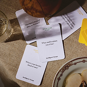 Intelligent Change Get Closer Conversation Cards for Couples, Intimacy Deck Card Game, Fun Date Night Ideas, 100 Icebreaker Couple Questions to Strengthen Bonds and Relationships