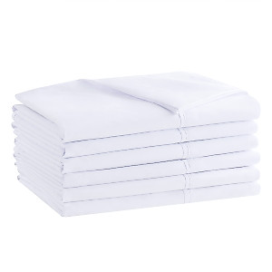 Arkwright Bulk Microfiber Queen Pillow Cases - Pack of 12 - Soft Hypoallergenic Pillowcases and Bedding Essentials for Hosts and Hotels, Standard, White