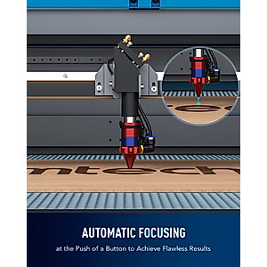 OMTech 90W CO2 Laser Engraver with LightBurn, 24x35 Inch Laser Engraving Cutting Machine with Autofocus Ruida Control Panel 4 Way Pass Air Assist, Commercial Laser Cutter for Wood Glass Acrylic More