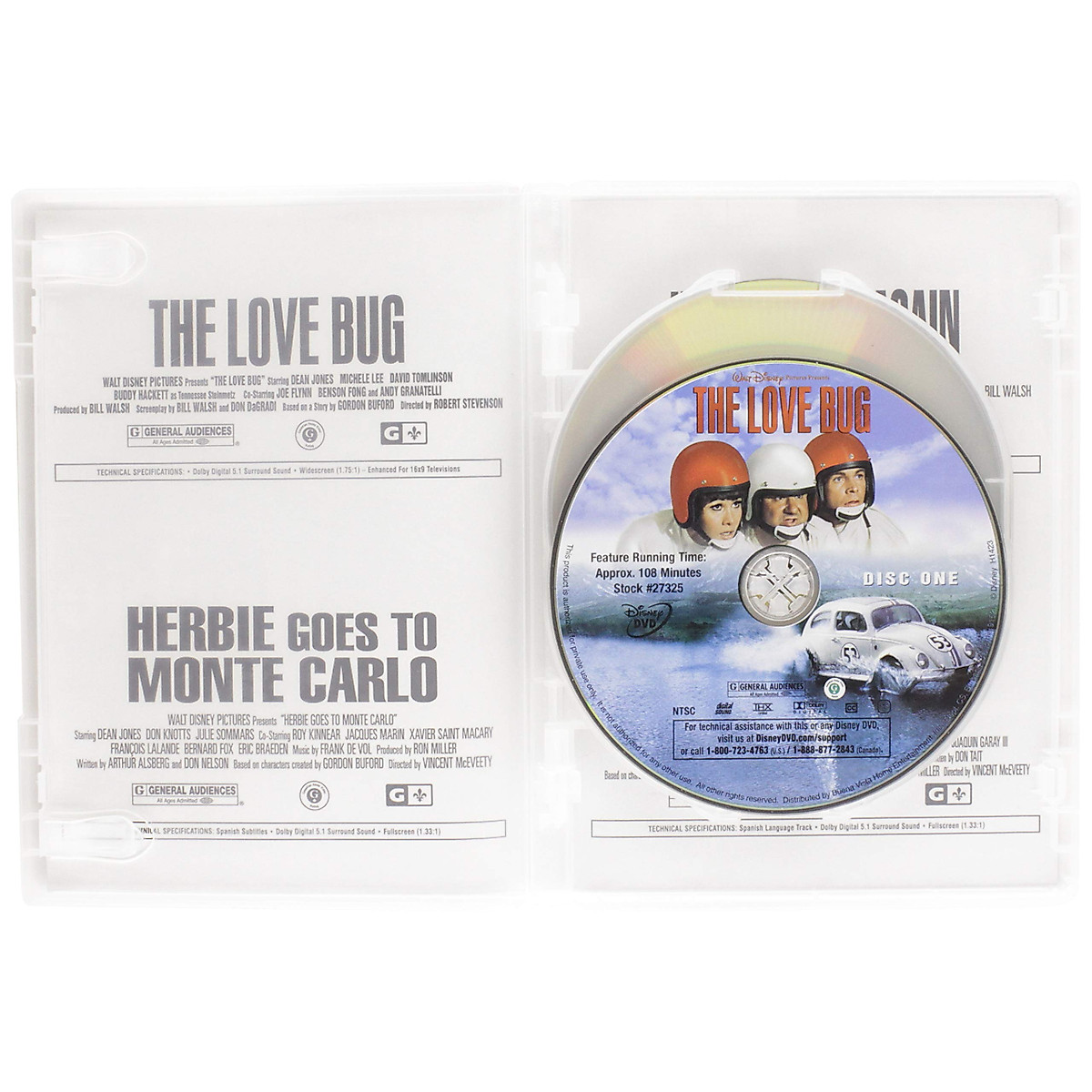 Herbie Collection: The Love Bug/Herbie Rides Again/Herbie Goes To Monte Carlo/Herbie Goes Bananas