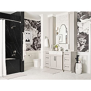 Moen MY0318BN Halle 18-inch Single -Towel Bar, Brushed Nickel