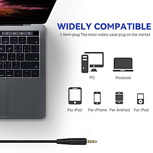 SADES Stereo Gaming Headset 3.5mm for P'S4 PC X'box One P'S5 Controller, Noise Cancelling Over Ear Headphones with Mic, Soft Memory Earmuffs for Multi-Platforms