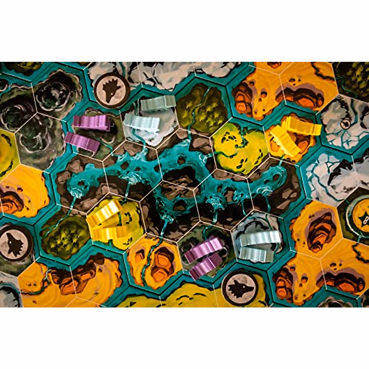 The Wolves Board Game | Wolf Themed Survival Strategy Game | Highly Interactive Family Game for Kids and Adults | Ages 14+ | 2-5 Players | Avg. Playtime 75 Minutes | Made by Pandasaurus Games