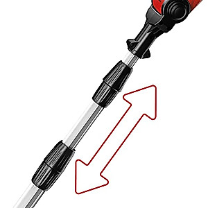 EINHELL GE-HC Power X-Change 18-Volt Cordless Telescoping Garden Multi-Tool, Interchangeable 8-Inch Pole Saw and 18-Inch Hedge Trimmer, Tool Only (Battery and Charger Not Included)