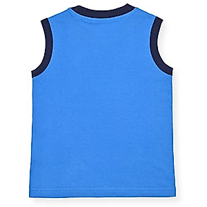 Disney Toy Story Woody & Buzz Lightyear Boys’ 2 Pack Tank Top for Toddler and Little Kids - Blue/Grey