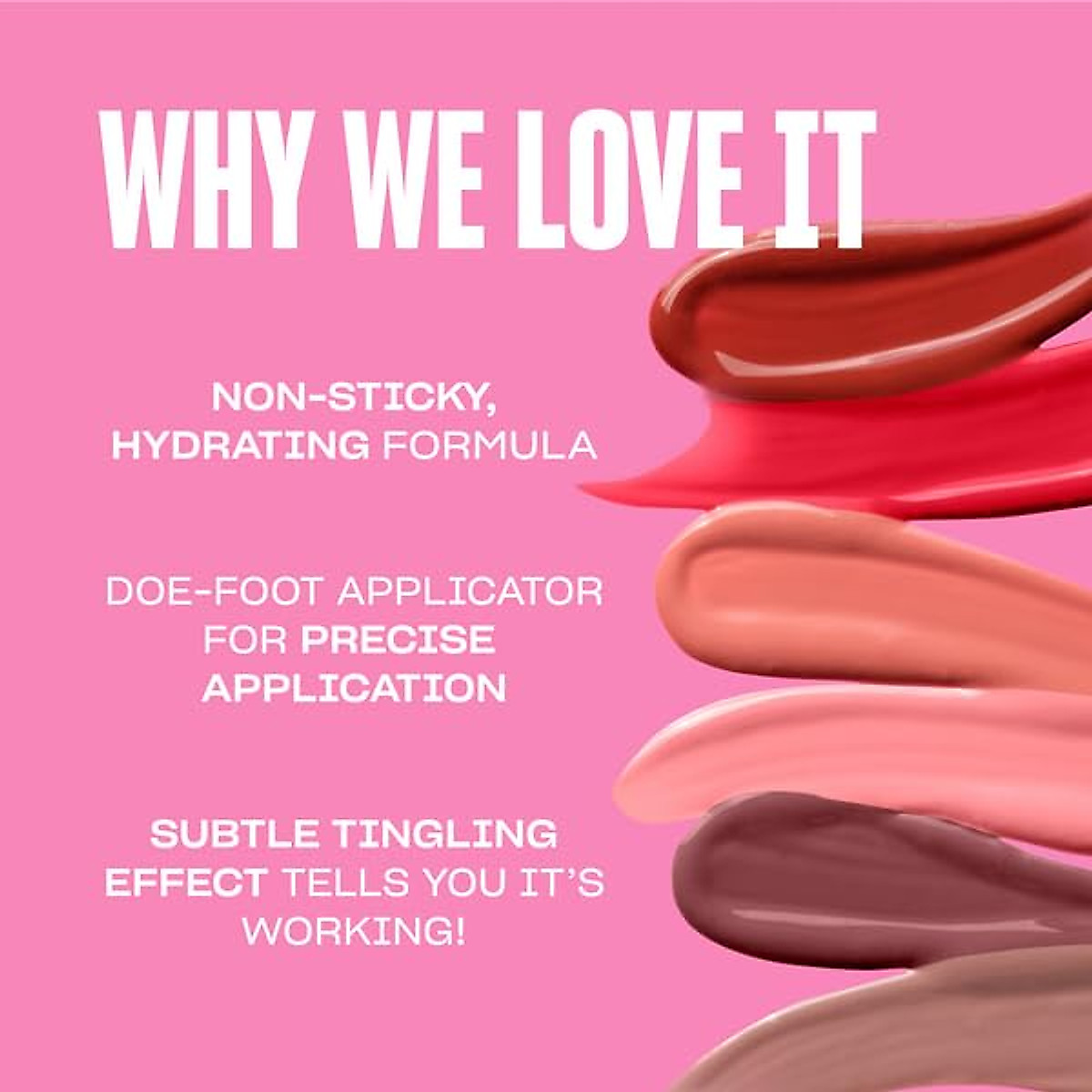 BABE ORIGINAL Glow Plumping Lip Jelly For Thicker Lips - High Shine Lip Gloss for Moisturizing, Hydrating and Soothing Lips, Mauve