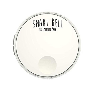 Mighty Paw Smart Bell 2.0 - Extra Receiver Add-On - Enhances Your Set - Dog Doorbell Potty Training - Smart Dog Door Bell - Pet Bell Training - Adjustable Volume Levels (White - Receiver Only)